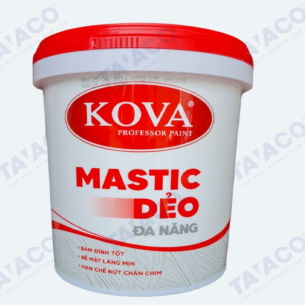 Mastic dẻo KOVA Đa Năng Cho Tường Nội Ngoại Thất | Mua Kova Tại Tavaco